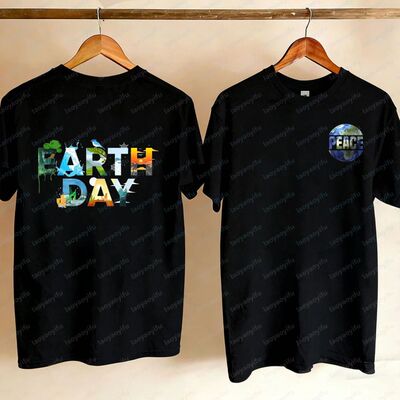 Earth Day Environmental Protection Save Tree & Animals Cotto