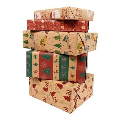 Large size roll Christmas gift wrapping paper圣诞老人包装纸