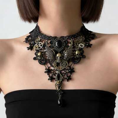 Necklacewithpersonalityblack