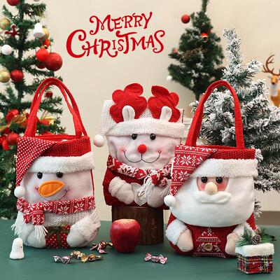 Christmas gift bags candy bags Christmas decorations cloth