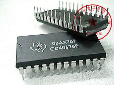 CD4067BE  TI   DIP-24【正品老货】赛格市场G332室实体店 现货