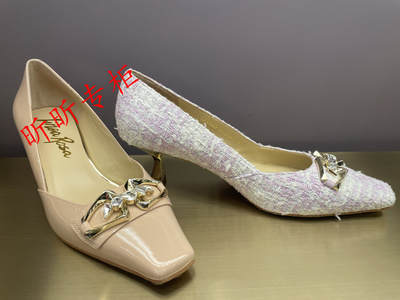 水钻恋尚萝莎女单鞋细高跟浅口