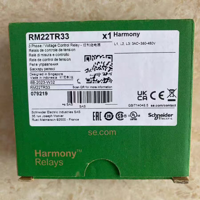 RM22TR33施耐德控制继电器三相监测全新原装正品库存现货质保一年