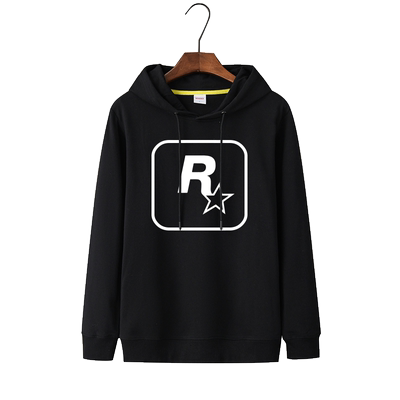 慵懒gta5游戏公司标志套头卫衣