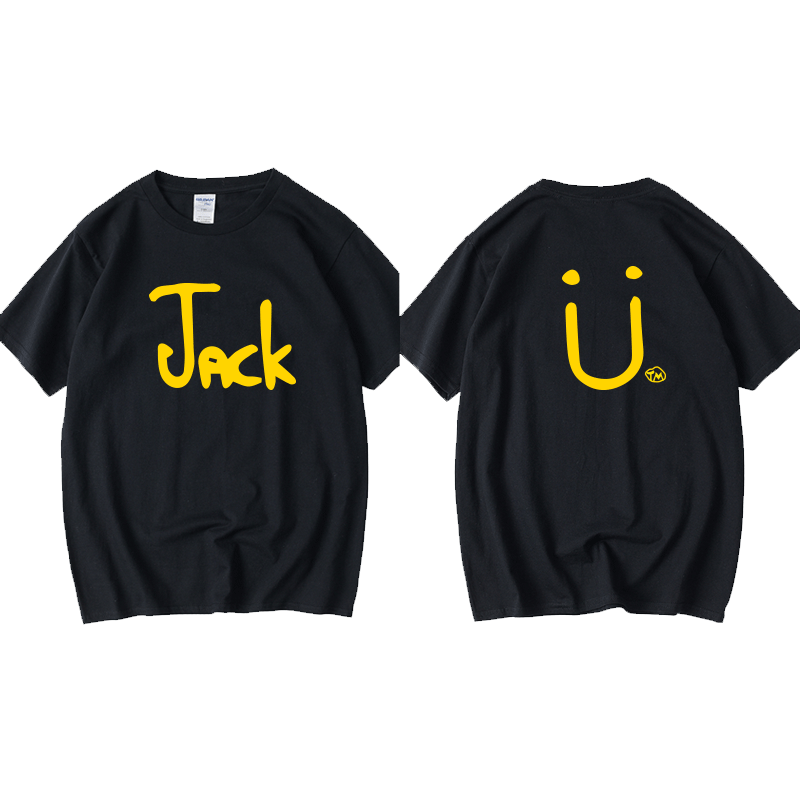 Jackü U Skrillex DiploT恤短袖圆领夏季男女情侣装上衣宽松_虎窝淘