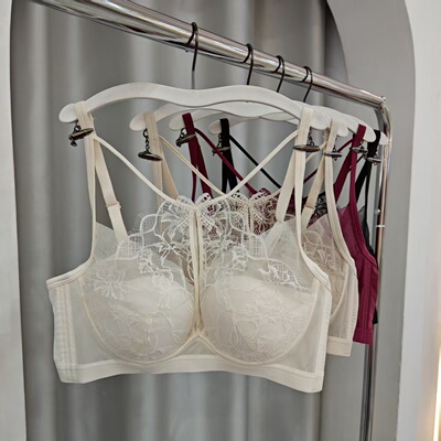 超薄芒果杯大胸显小软钢圈文胸罩