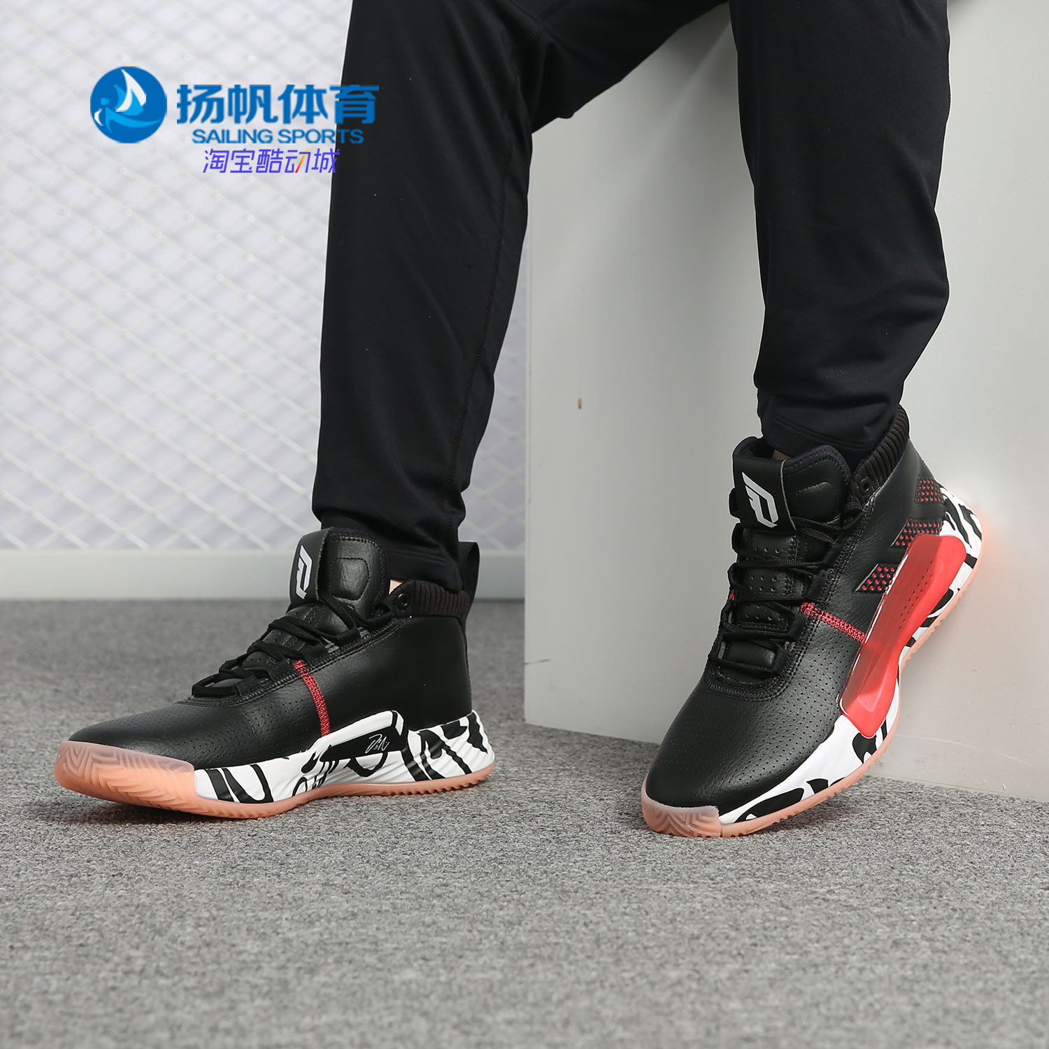 Adidas/阿迪达斯正品DAME 5 利拉德5代CNY新年款男子篮球鞋EE4047