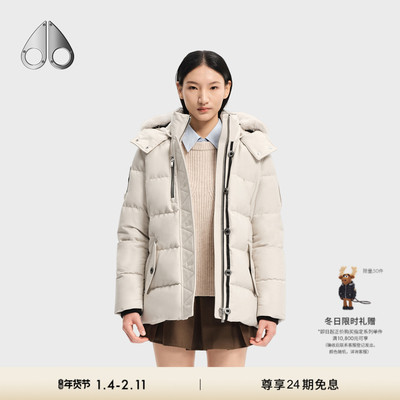 [秋冬新品]MOOSE KNUCKLES 3Q经典 JACKET 女士鹅绒毛领羽绒服