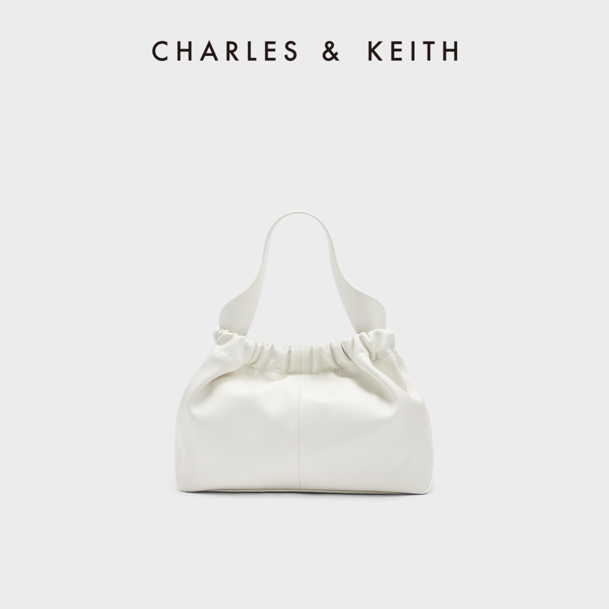 CHARLES＆KEITH秋季新款CK2-10151077女士甜酷手提单肩斜挎云朵包_虎窝淘