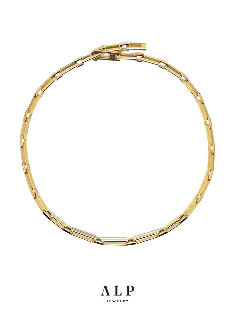 官方ALP JEWELRY轻松主义原创中性风高级感锁链项链锁骨链礼物_虎窝淘