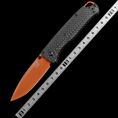 蝴蝶BM535-3碳钎维柄轴承户外折刀露营便携EDC水果刀工具刀