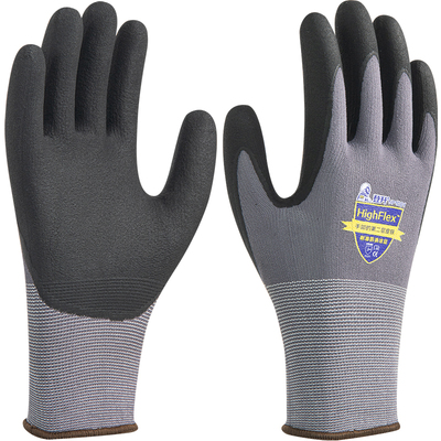 耐磨劳保手套登升浸胶防滑