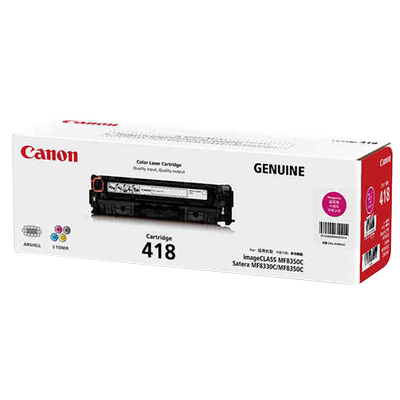佳能(Canon) 原装正品CRG-418 彩色硒鼓 适用 MF 725CDN/727CDW CRG-418 黑色打印清晰节约成本原装硒鼓