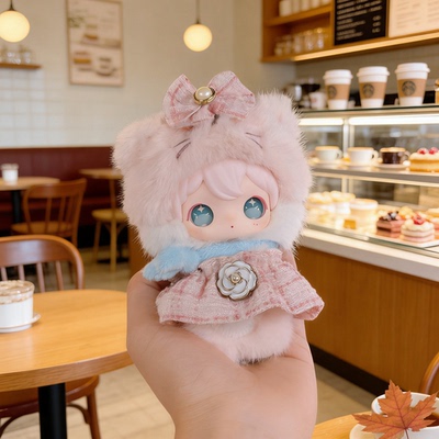 二代兔闪闪娃衣ShyShy兔闪闪娃衣酷girl潮流套装玩偶毛绒搪胶娃衣