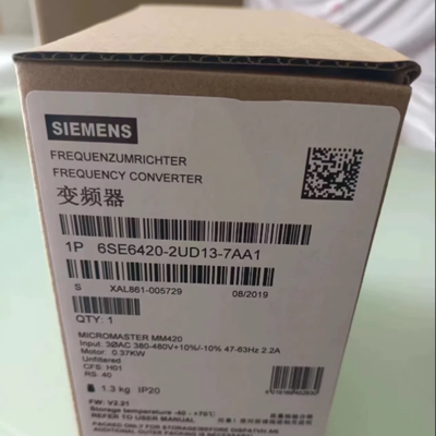 6SE6420-2UD13-7AA1西门子M420变频器6SE64202UD137AA1率0.3 7KW