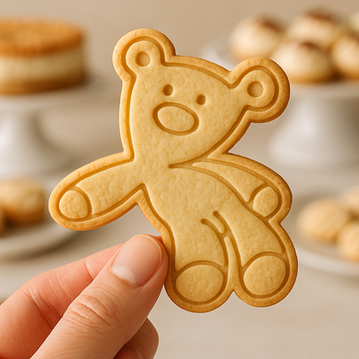 憨豆先生的熊饼干模具