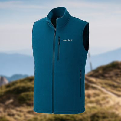 montbell户外运动抓绒衣马甲