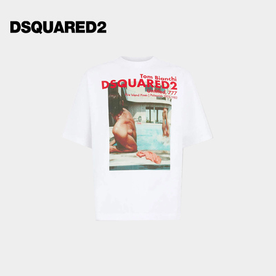 【春夏新品】DSQUARED2/D2次方 2026春夏男士圆领短袖T恤