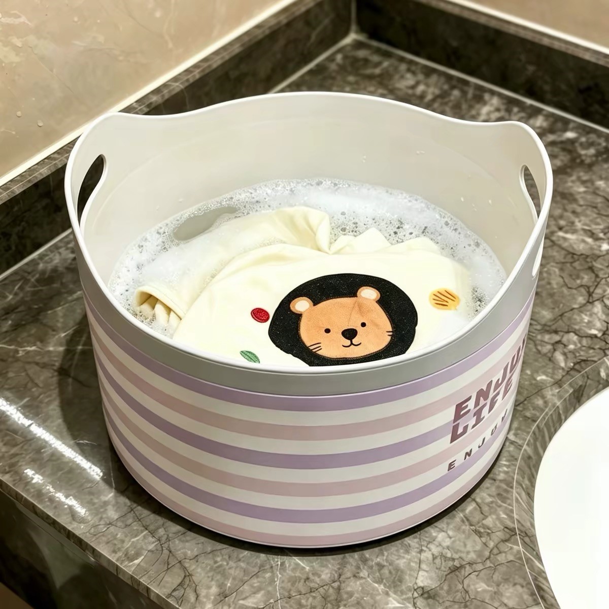 旅行折叠水盆洗衣神器便携酒店洗衣袋洗脸盆洗漱盆旅游出行好物