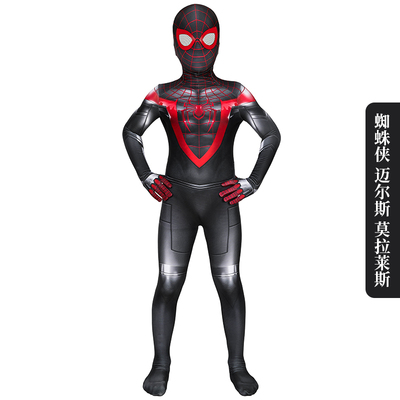 时觉蜘蛛侠PS5迈尔斯cosplay服装