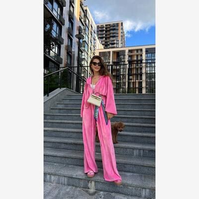 欧美风新款金丝绒拉链上