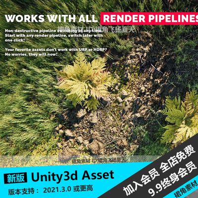 Unity3d 高级植物着色器The Vegetation Engine动态风覆盖雪沙尘