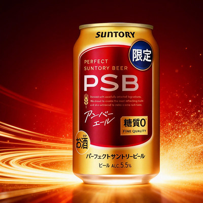 【26.1月】新日期Suntory三得利PSB零糖艾尔啤酒日本原装进口
