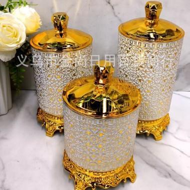 Kindergarten candy organizing small jar, desktop snack stora