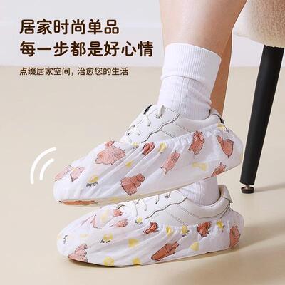 Disposable Non-woven Shoe Covers for Home Use, Thickened wit