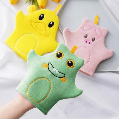 Children's bath towel that is gentle on the skin, specially