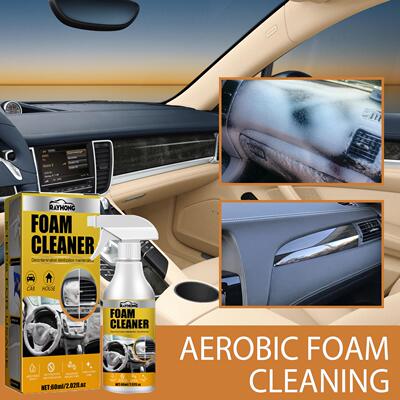 Rayhong Car Interior Foam Cleaner - No Water Needed Stain Re