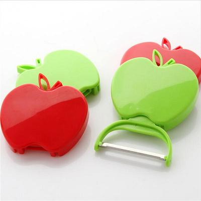 Foldable Apple-Shaped Fruit Peeler, Melon and Fruit Slicer,