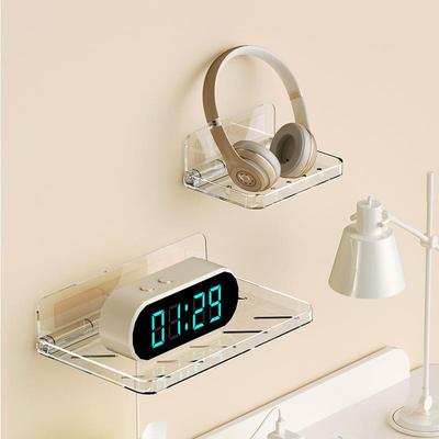 Foldable Wall-Mounted Storage Shelf with Hanging Organizer B