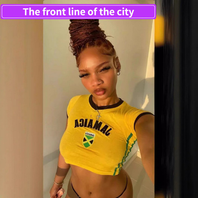 PrintedV-neckstraplessoff-shou