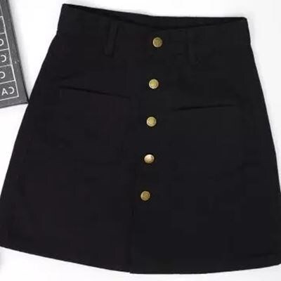 ladies high-waist hip skirt women denim jeans shorts dress