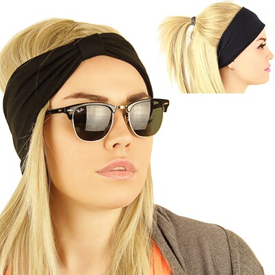 Women's stretch sports bow headband hair accessory hair band