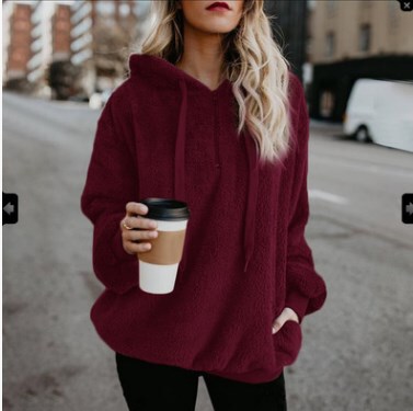 2023inter autumn women fleeces hoodie coat ladies coat tops