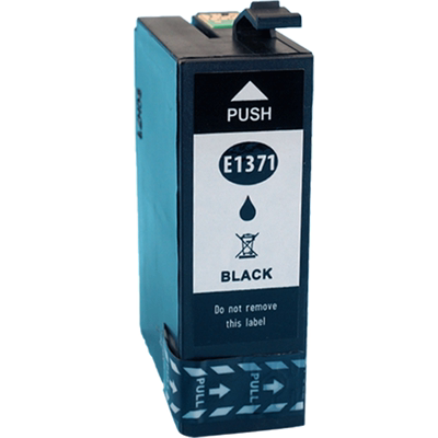 wondertec适用 爱普生EpsonT1371黑色墨盒 K100 K200 K105 K205 K305打印机墨盒 1371墨水盒Epson K230墨盒