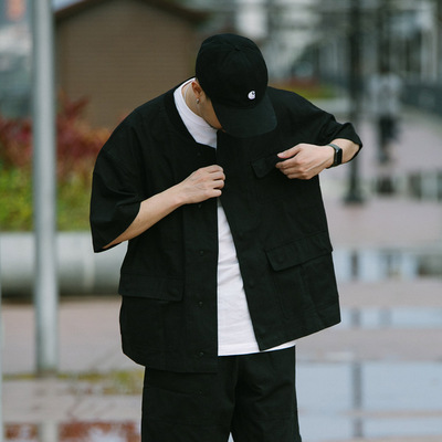 dakyam短袖外搭春秋款潮流工装