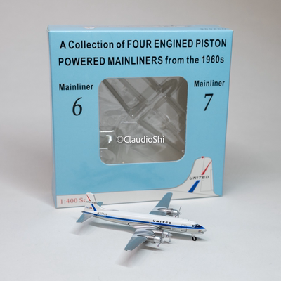 Aeroclassics（AC） 1/400 United 美国联合航空 DC-6A Cargo N37