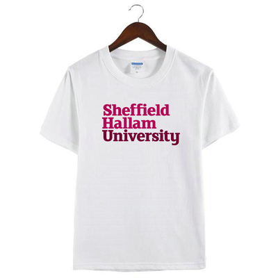 新款英国谢菲尔德哈勒姆大学Sheffield Hallam周边纪念衫圆领短袖
