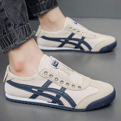 帆布鞋休闲男女鬼虎小白鞋阿甘鞋