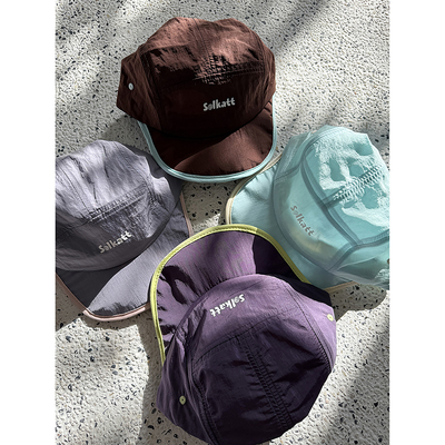 solkatt 复古抽绳棒球帽夏季薄款透气速干防晒遮阳登山帽子鸭舌帽