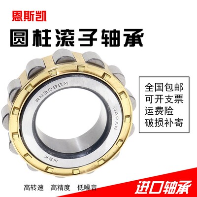 正品日本进口NSK圆柱轴承 N203 204 205 206 207 208 209 210 EM