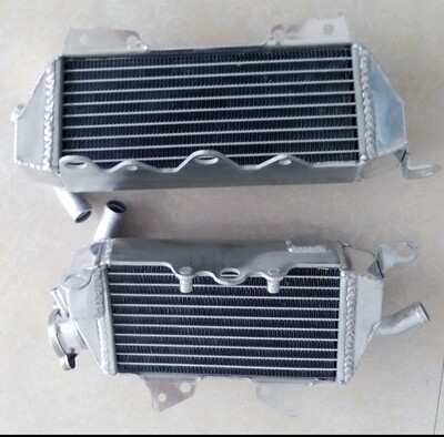 越野摩托车改装配件水箱高效能散热器 手工焊接适用于川崎klx250