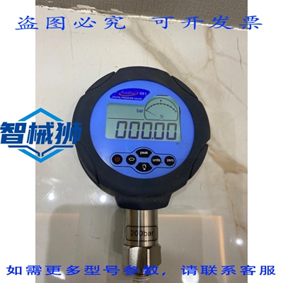 原装供应 ADDITEL 681 数字压力表（量程 0-200 巴）/