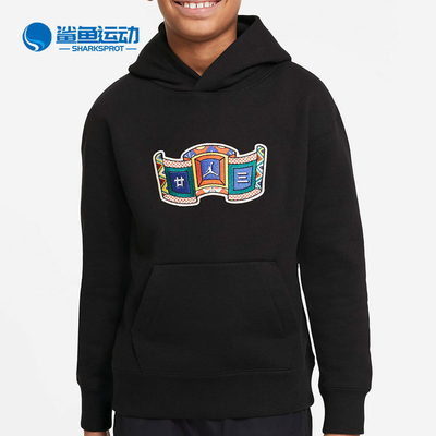 耐克春季大童休闲风连帽运动卫衣