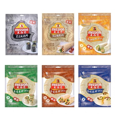 warps全麦黄油270g卷饼taco