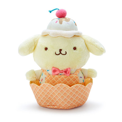 日本Sanrio正品Pompompurin布甸狗 毛絨公仔擺設禮物 (雪糕)