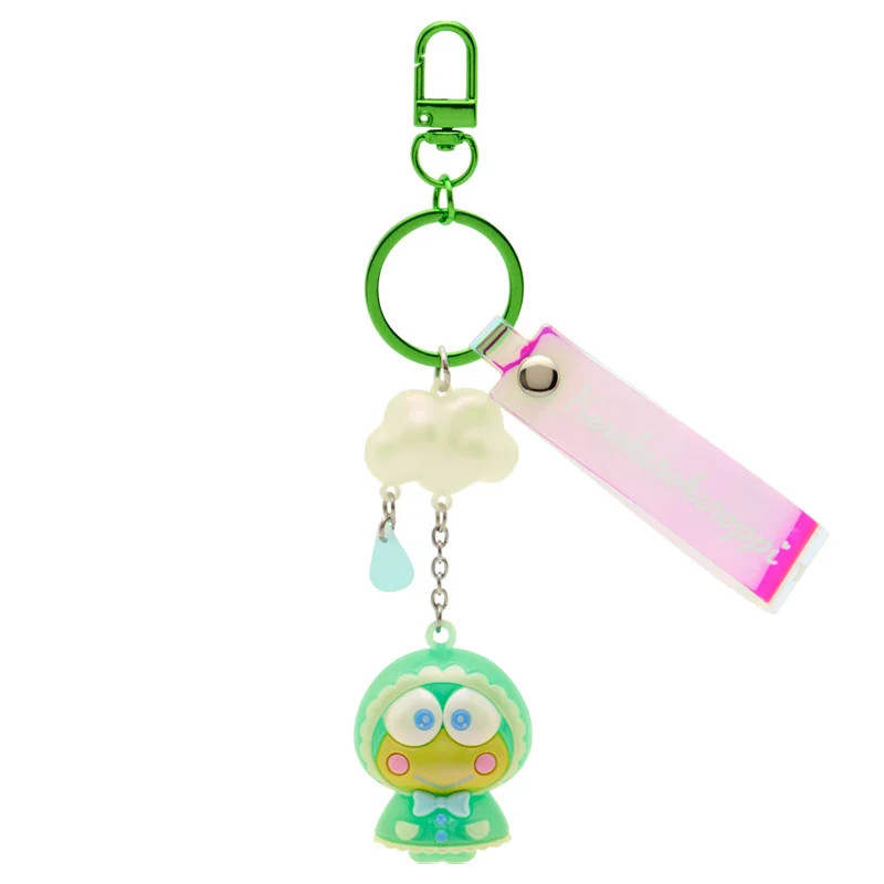 日本Sanrio正品Keroppi大眼蛙 匙扣包掛件(雨衣)
